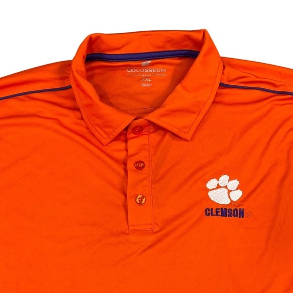 Colosseum | Shirts | Nwt Mens Colosseum Orange Clemson Tigers Polo ...